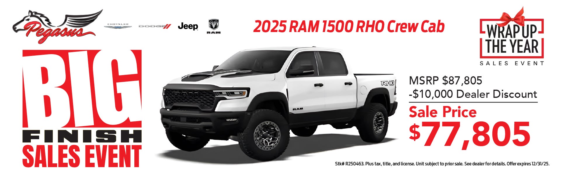 Pegasus CDJR in Ennis | New & Used Chrysler Dodge Jeep RAM near Corsicana